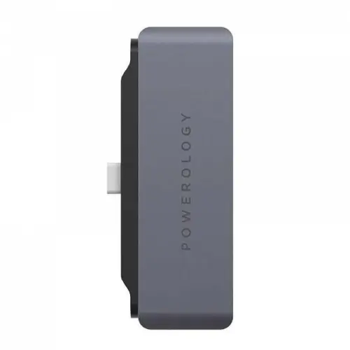 Powerology 4 in 1 USB-C Hub with HDMI, USB, and AUX Port | Powerology